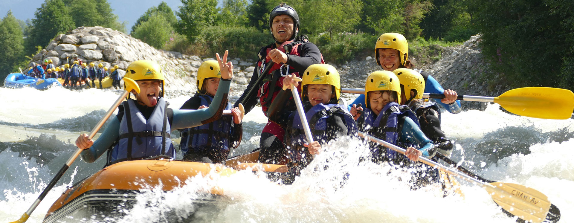 Rafting en rivière au pied du Mont-Blanc - Rafting Chamonix